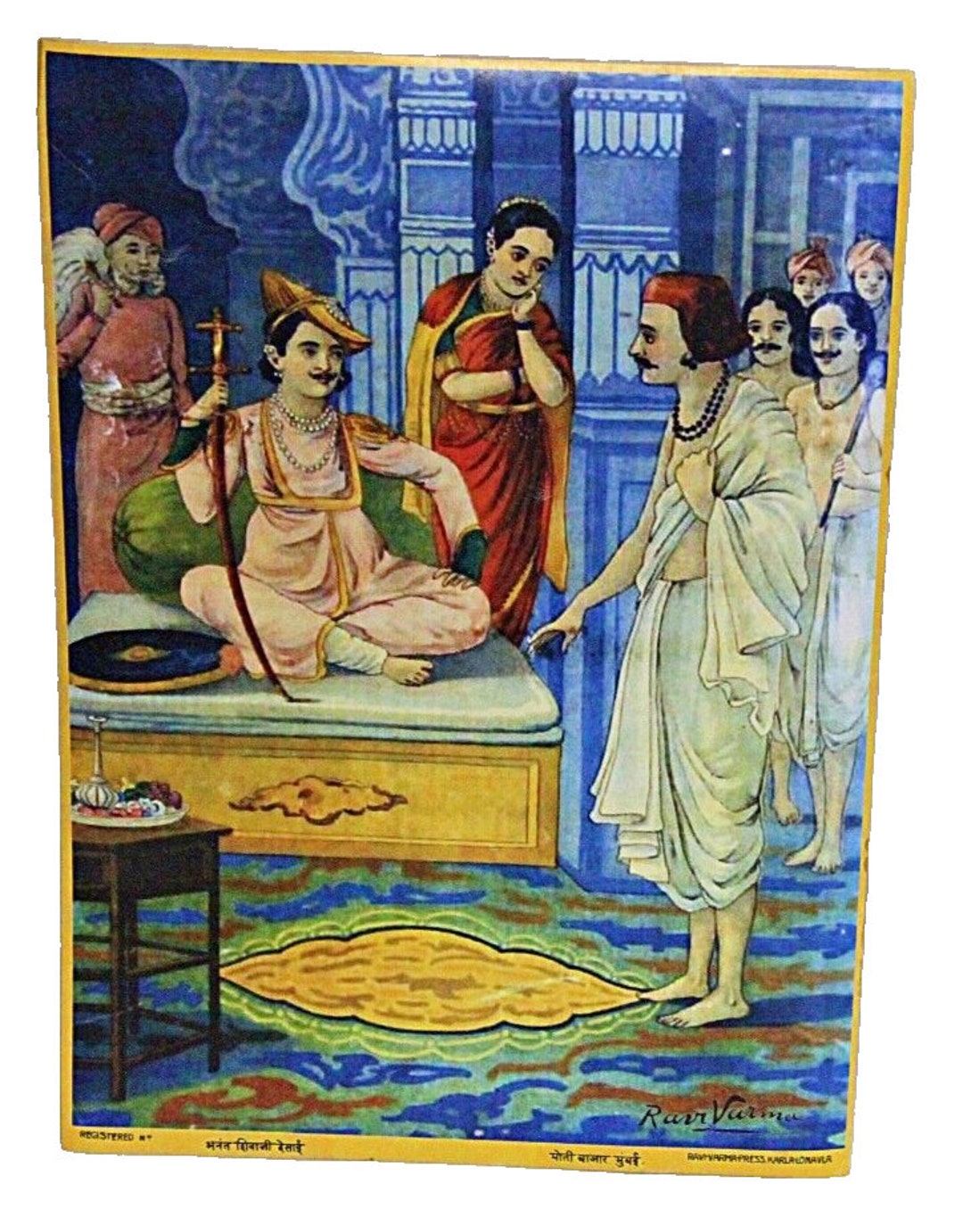 Raja Ravi Varma's Art Reprint of Virata in His Court Showcases the ...