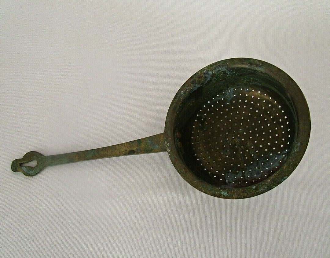 Vintage Brass Handmade Tea Coffee Filter, Unique Antique Collectible ...