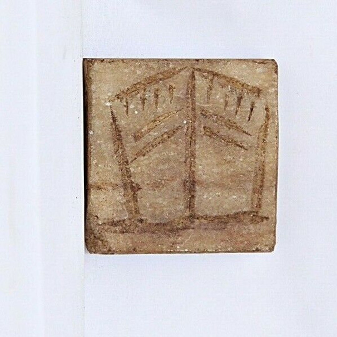 Antique Old Marble Holy Hindu God Foot Prints Chran Paduka Religious ...