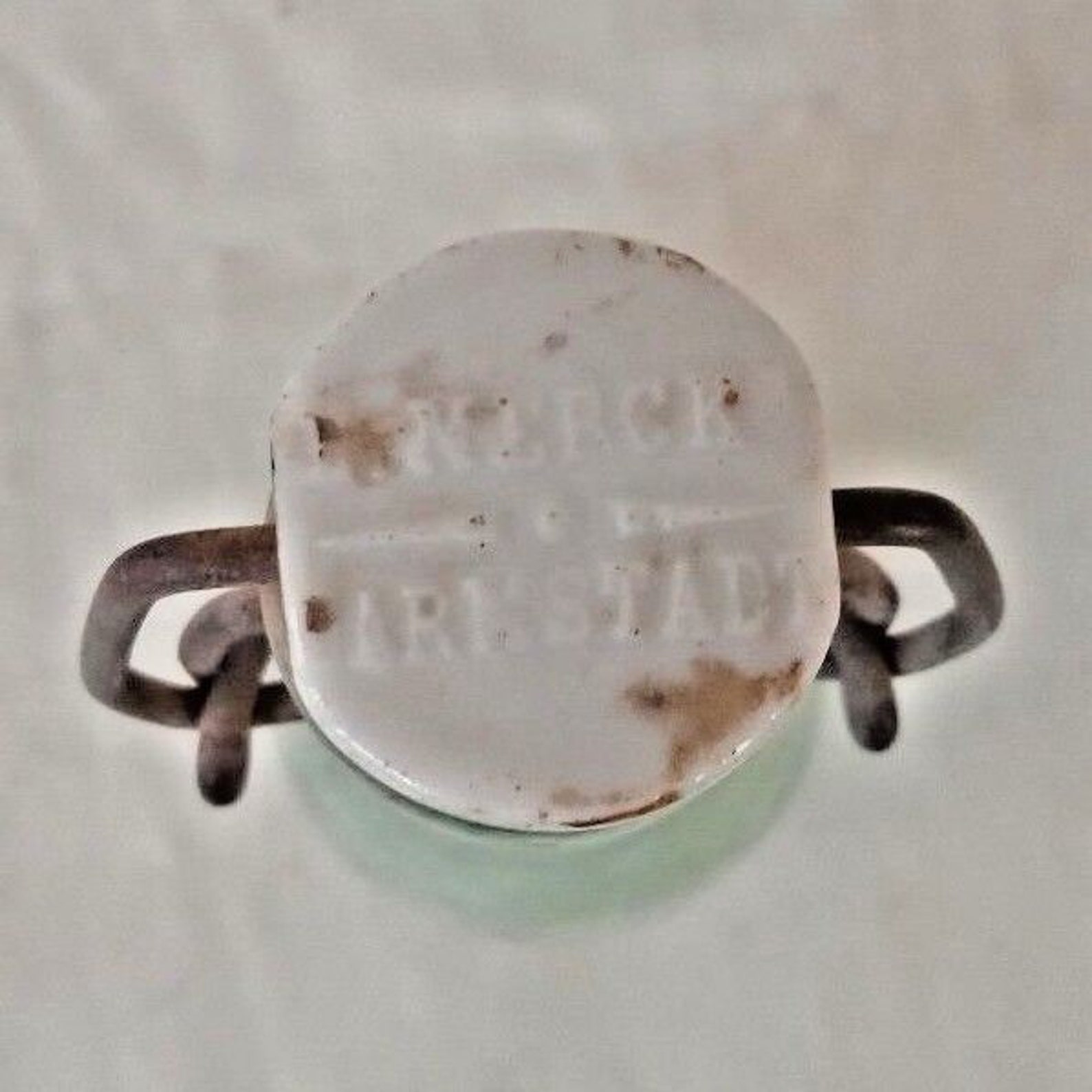 Antique German E. Merck Porcelain Bottle Stopper Vintage Darmstadt ...