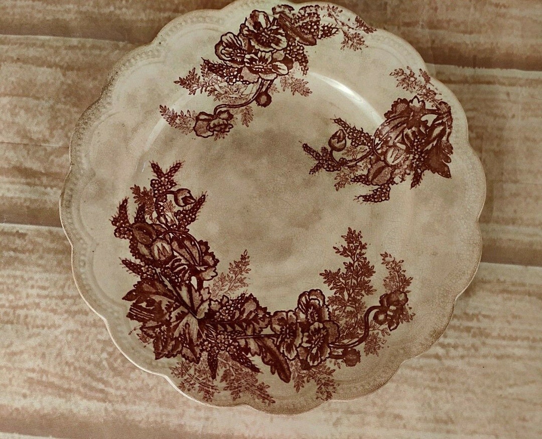 Vintage Ceramic Pat Plate: Hand-crafted Dessert Dish, Made in England ...