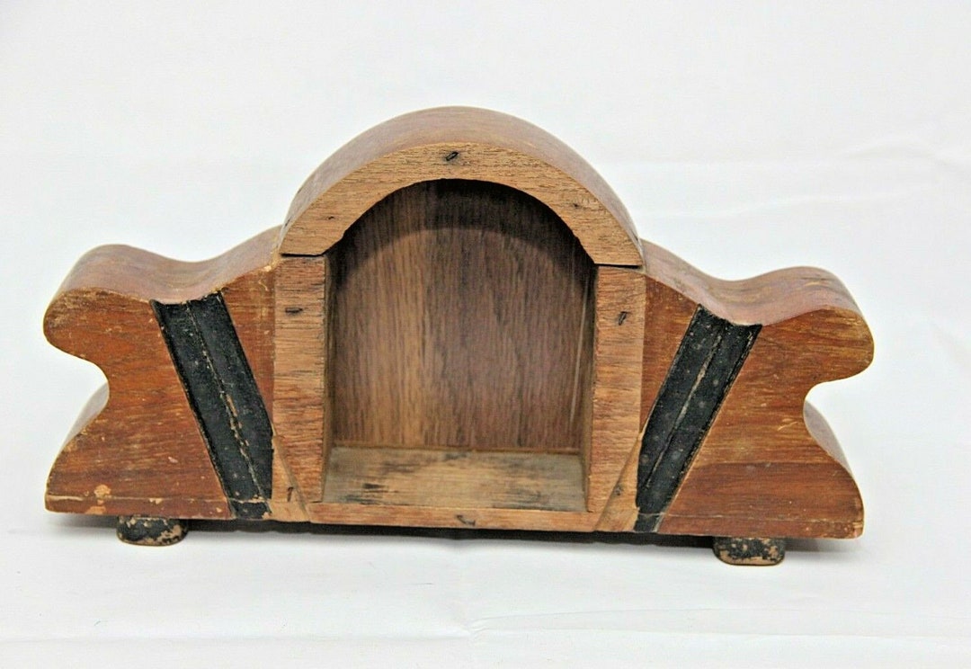 Old Vintage Wooden Show Case Box Antique Clock Box Retro Clock Case ...