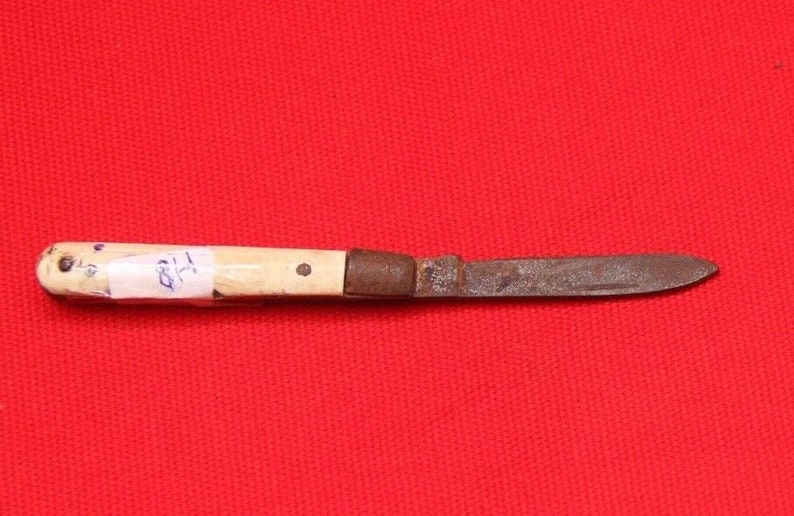 Old Vintage Small Iron Blade Folding Pocket Knife Collectible H8 - Etsy