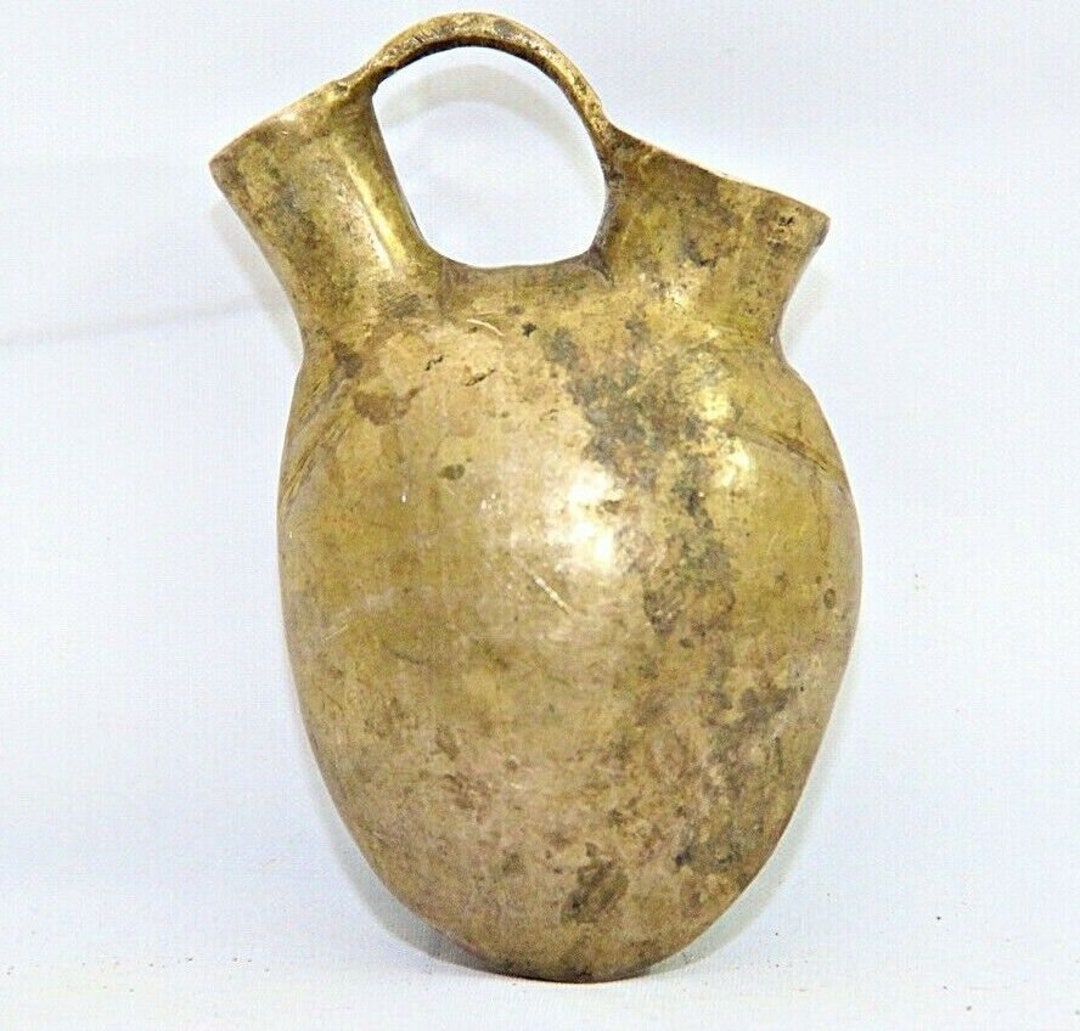 Vintage Hand-hookah Islamic Mango Shaped Hukka Pot Antique Brass Hookah ...