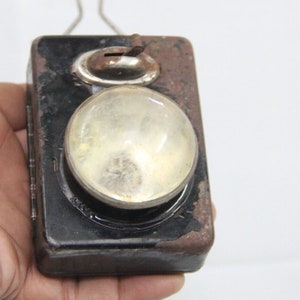 Original Old Vintage Bicycle Flashlight Battery Operated Torch Lamp ...