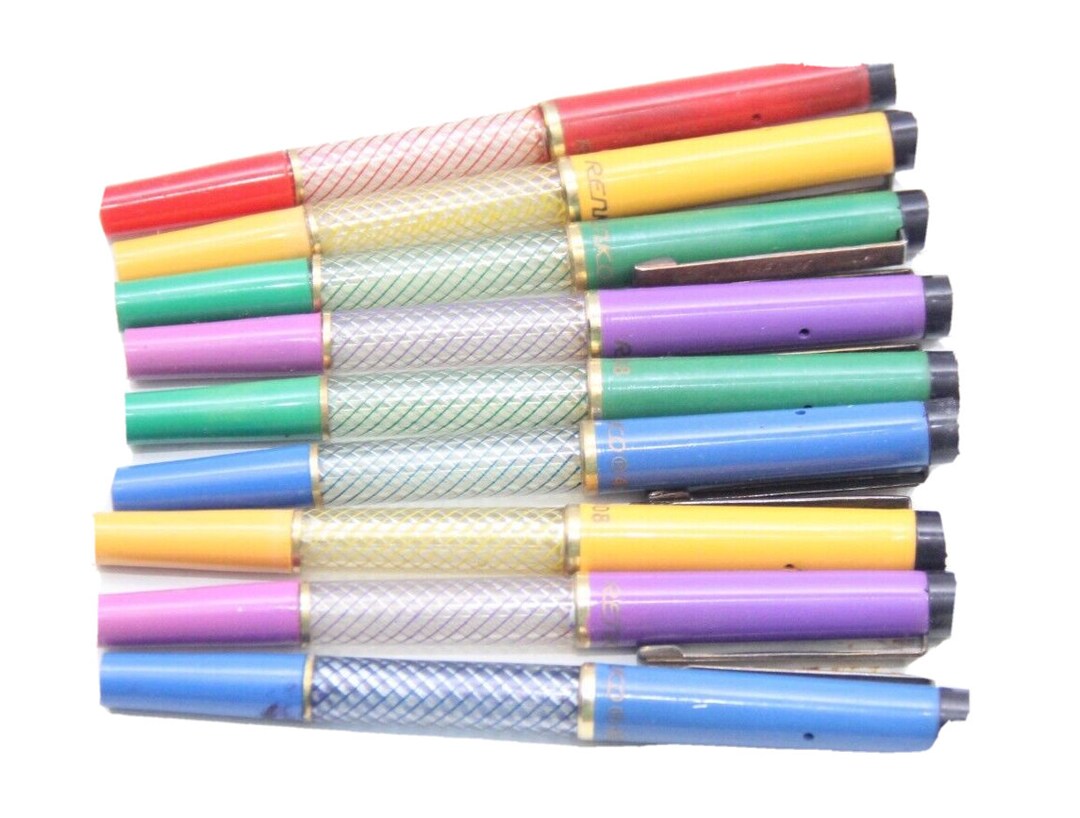 9 Pcs Lot of Vintage Fountain Pen / Ink Tank Pen India - Etsy