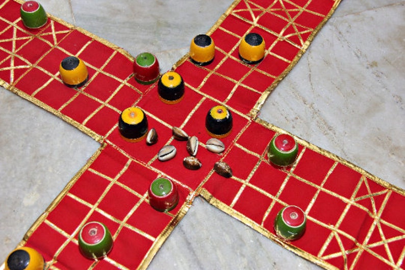 Experience Ancient Indian Chess With Chaupar Pachisi Set, Authentic ...