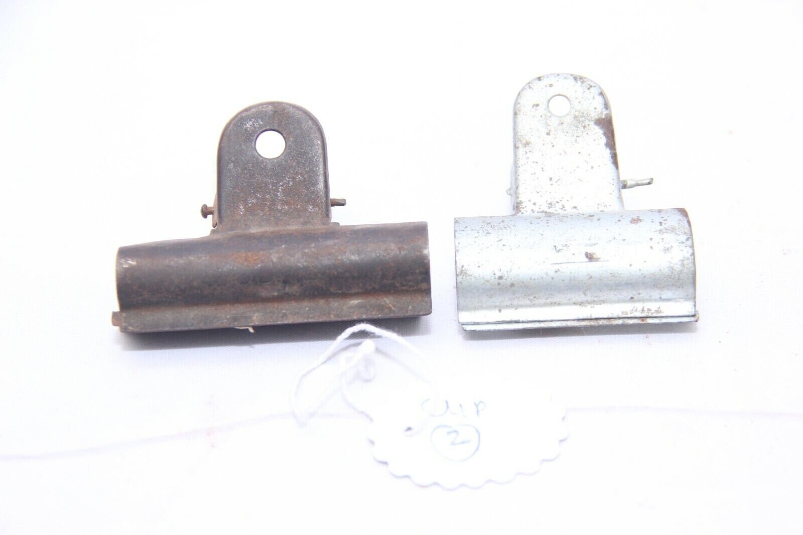 2 Pcs Old Vintage Metal Paper Binder Clip Collectble India - Etsy