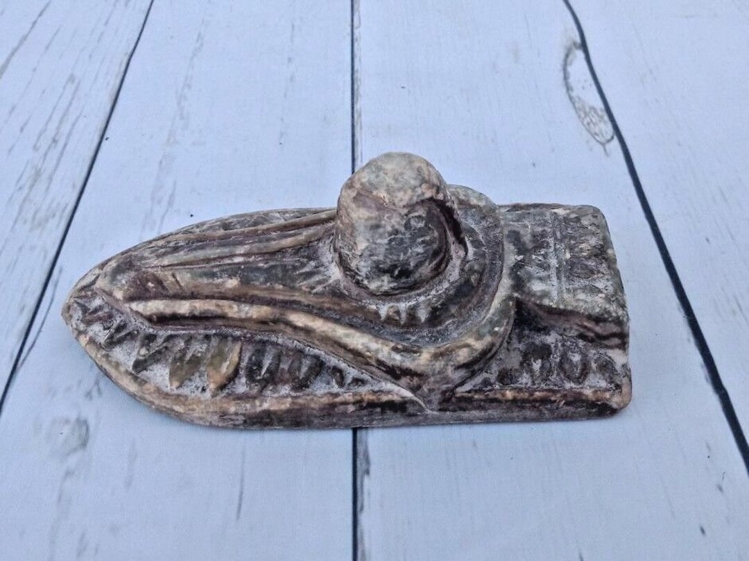 Hand Carved Hindu Shiva Lingam Stone Sculpture Vintage Old Shivling ...
