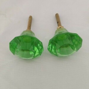 Green Glass Door Knobs - Etsy