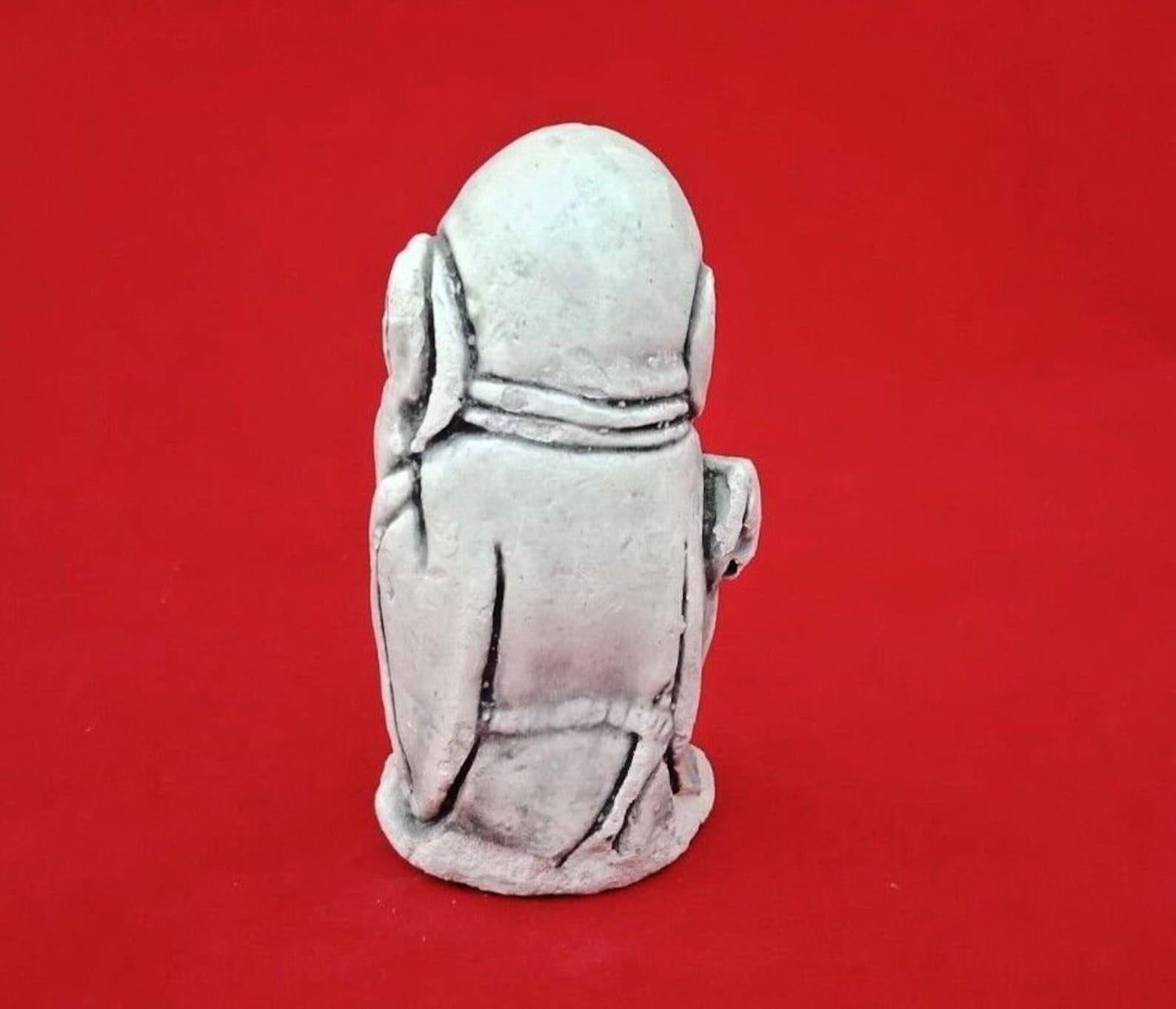 Vintage Chalkware Laughing Buddha Statue: Plaster Figurine, Spiritual ...