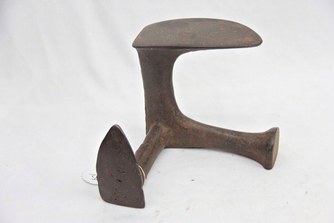 Vintage Cast Iron Cobbler Anvil Tool, Shoemaker Shoe Repair Stand ...