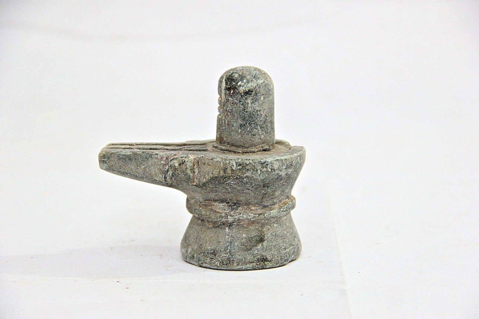 Old Vintage Black Marble Stone Shiva Lingam / Shivling Hindu Statue ...