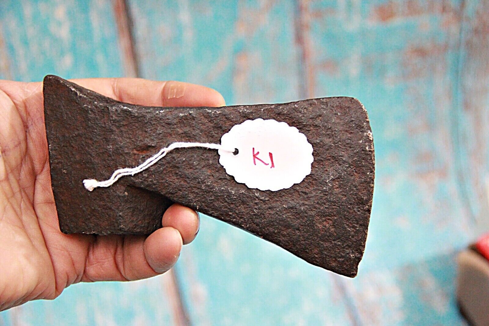 Old Vintage Salvage Tribal Iron Axe Blacksmith Hand Forged Hatchet ...