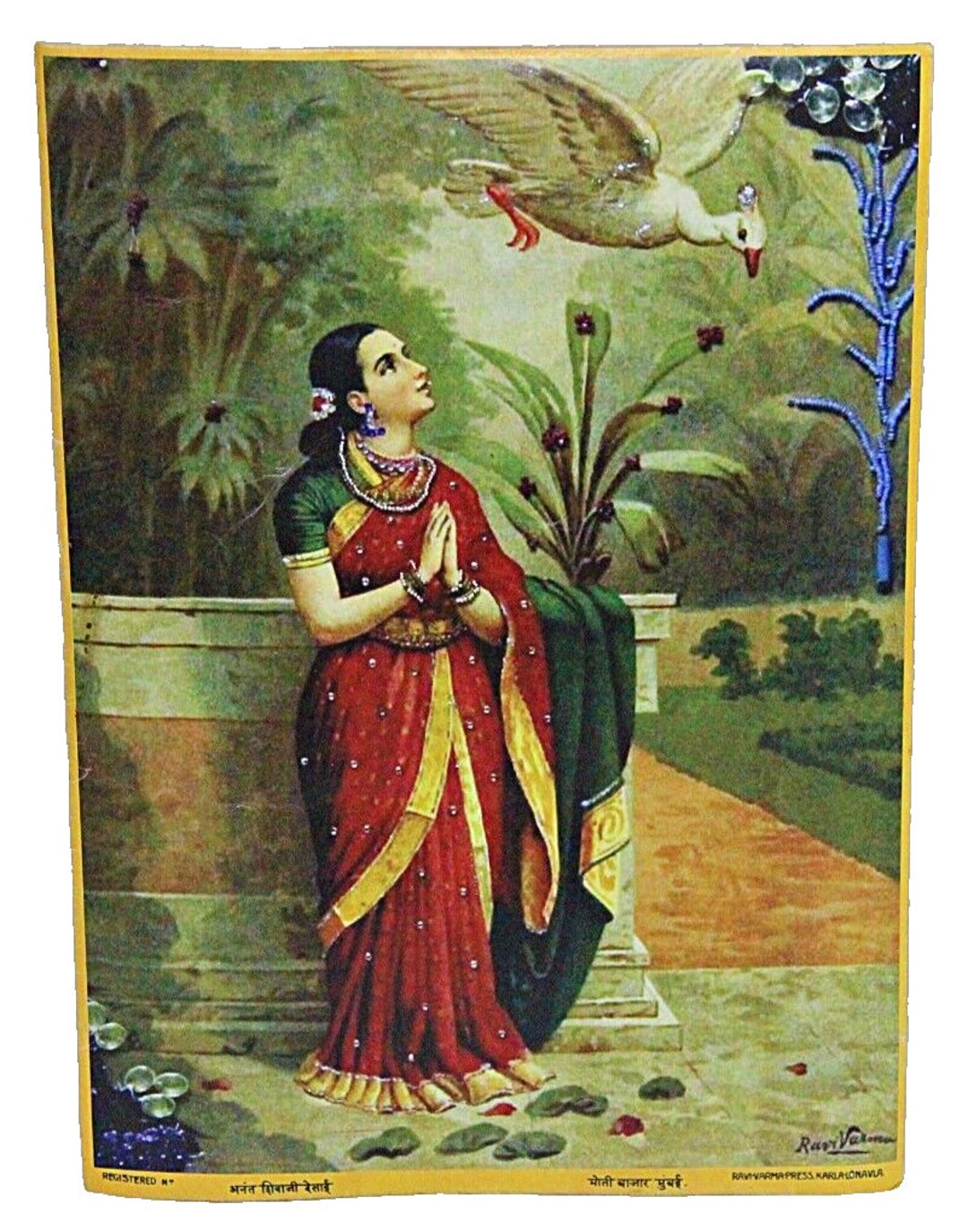Raja Ravi Varma's Timeless Reprint of Haunsa Damayanti Sanwada ...