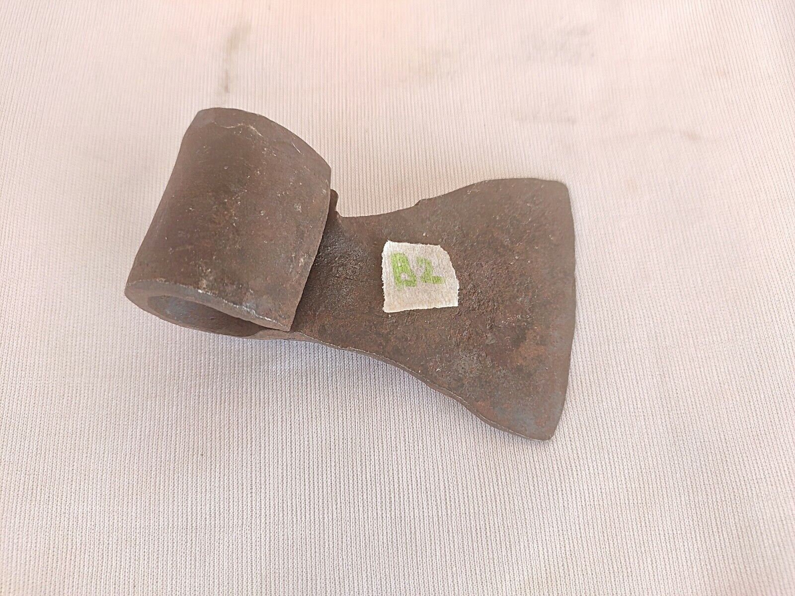 Vintage HAND FORGED WROUGHT Iron Axe Hatchet Wood Cutter Tool Axes Head ...