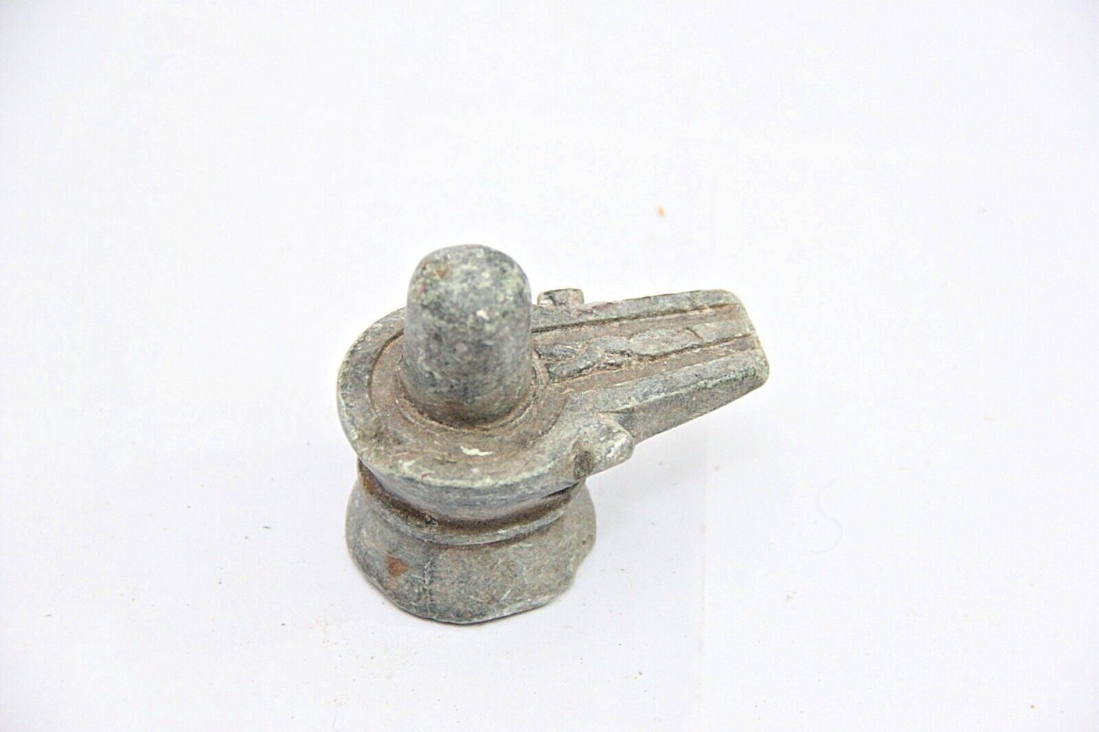 Old Vintage Black Marble Stone Shiva Lingam / Shivling Hindu Statue ...
