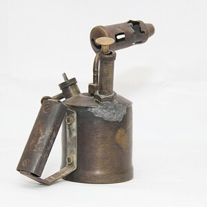 Vintage Old Brass Torch Blowtorch Antique Paragon Blow Lamp Collectible ...