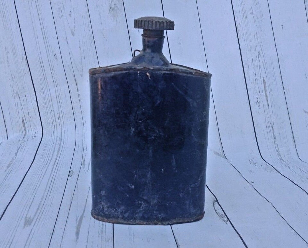 Old Vintage Cobalt Blue Enamel Porcelain Military Army Drinking Water ...