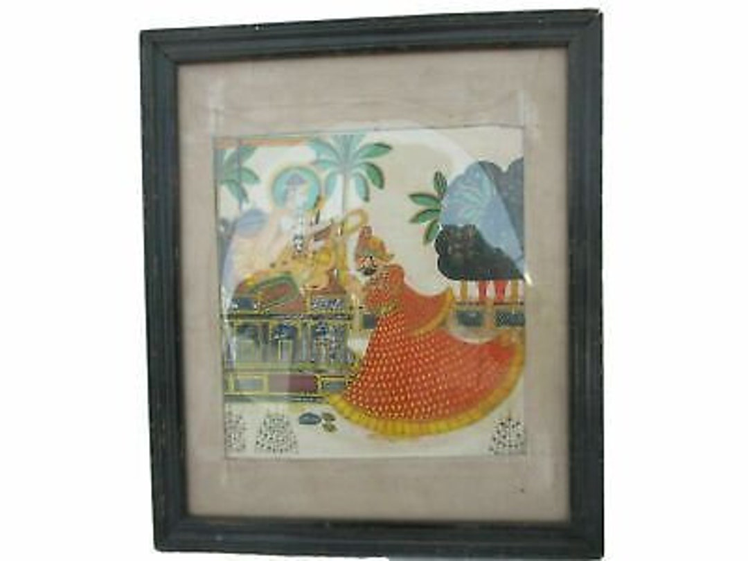Old Vintage King and Saint Litho Print Wooden Well Framed - Etsy