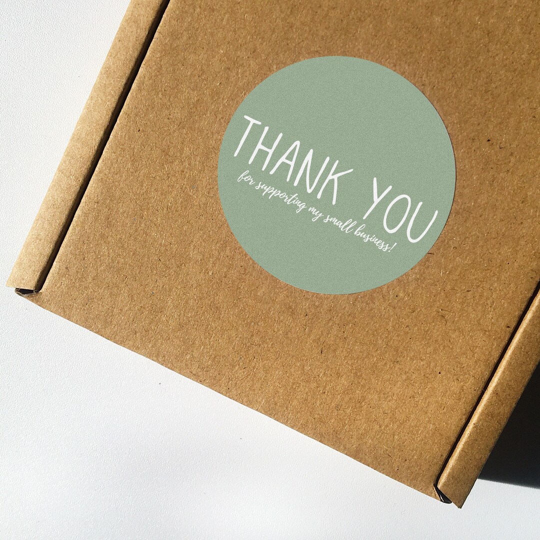 100% Biodegradable thank You for Supporting My Small Business Paper ...