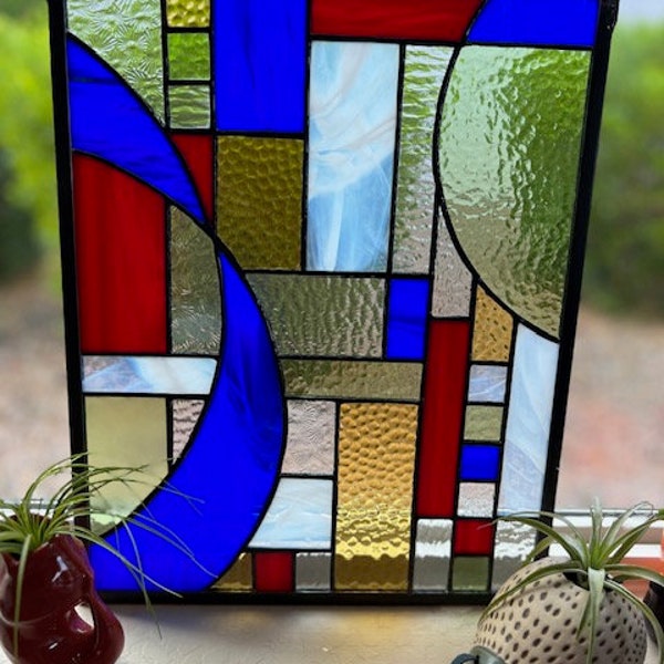 Frank Lloyd Wright Stained Glass - Etsy