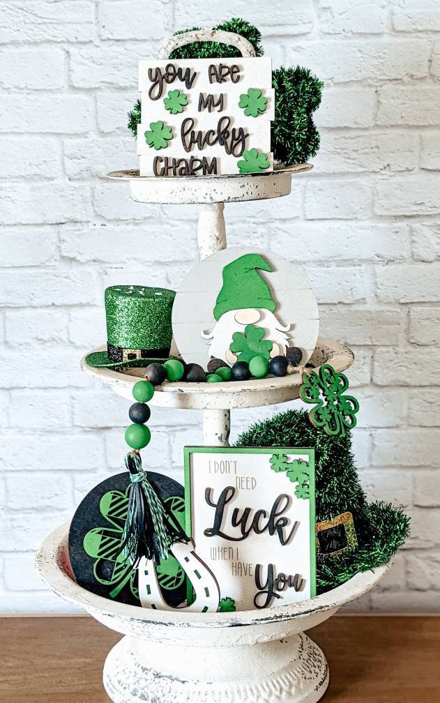 ST. PATRICK DAY Tier Tray Bundle Home Decor Bundle Mantel - Etsy
