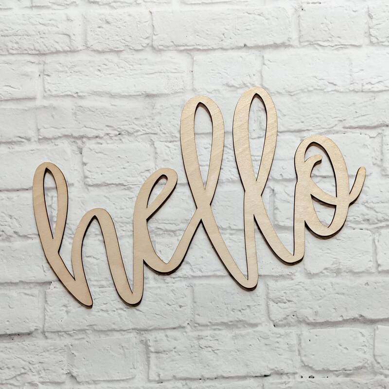 Wood Word Cutouts - Etsy