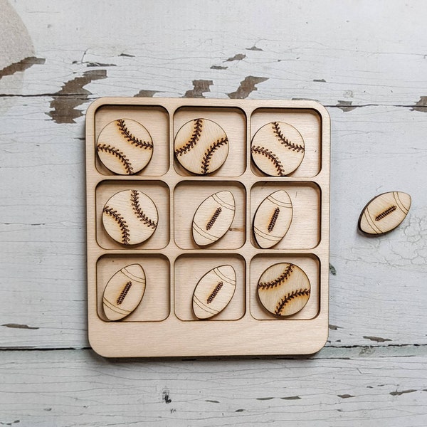 Baseball Tic Tac Toe - Etsy