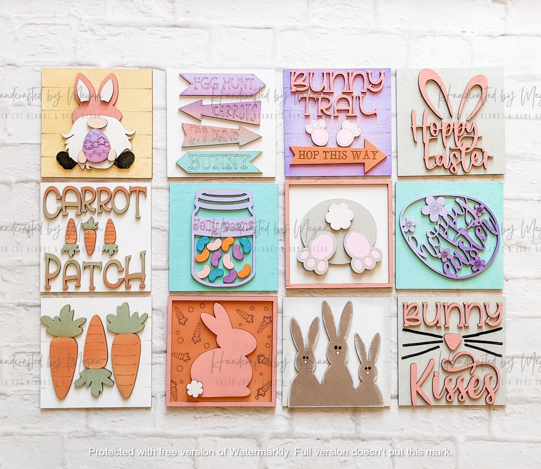 Easter Leaning Ladder Interchangeable Ladder Decorative - Etsy