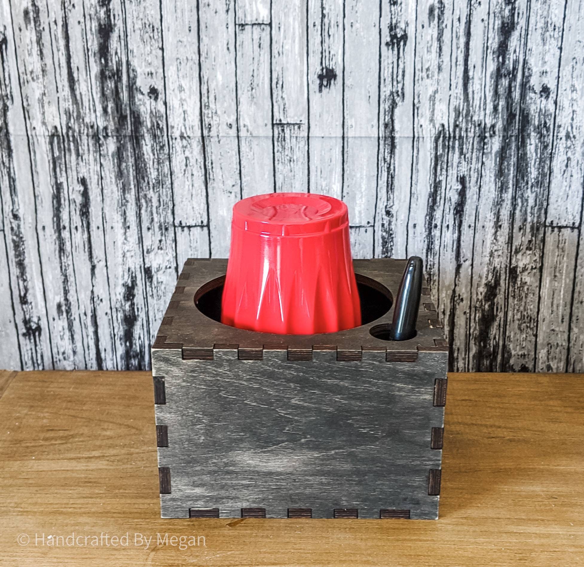 Solo cup holder Laser Cut Painted Farmhouse Decor | Etsy