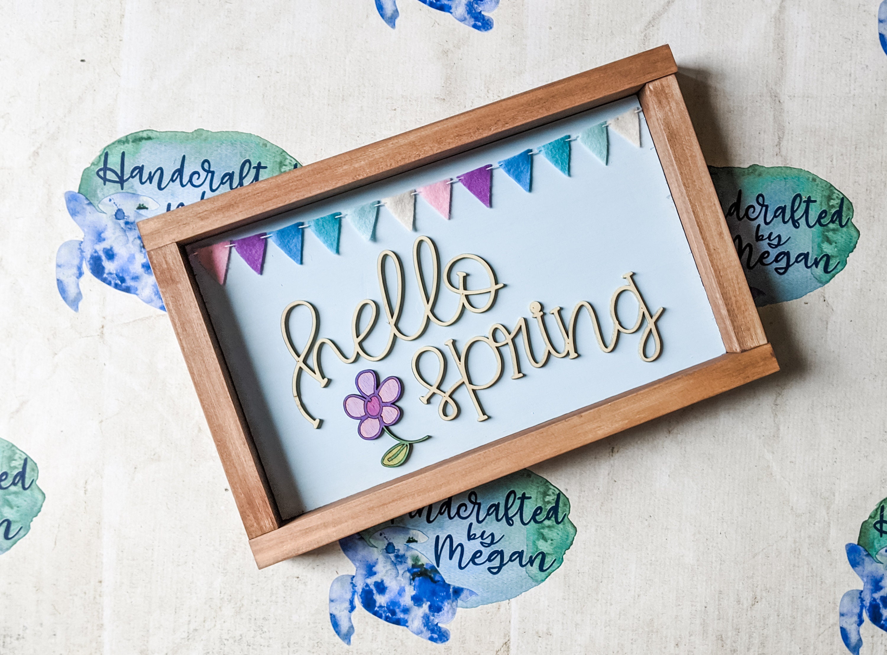 HELLO SPRING Unfinished Wood Various Sizes Wooden Blanks | Etsy