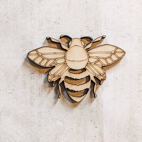 Bee Laser Cut Out Unfinished Wood Shape Craft Supply BUG45 - Etsy