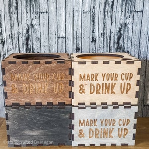 Solo Cup Holder Laser Cut Painted Farmhouse Decor - Etsy