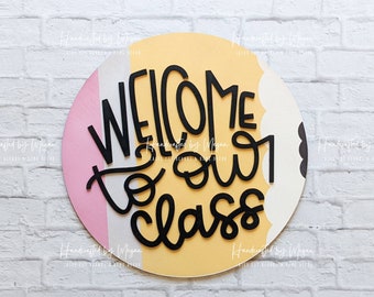 Class Door Sign - Etsy