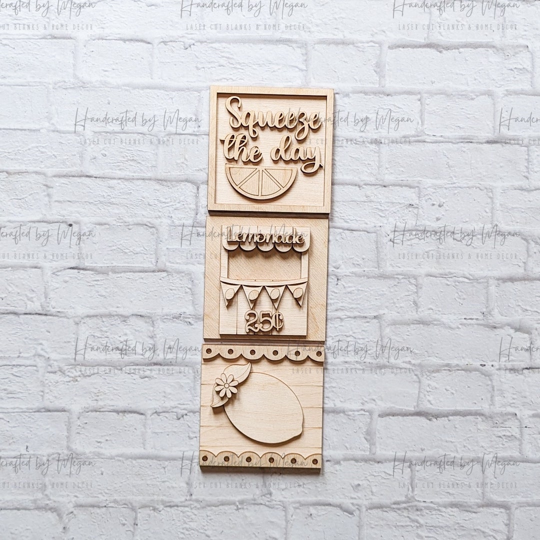 Lemon Ladder - Ladder Inserts - Leaning Ladder - Wood Ladder Decoration ...