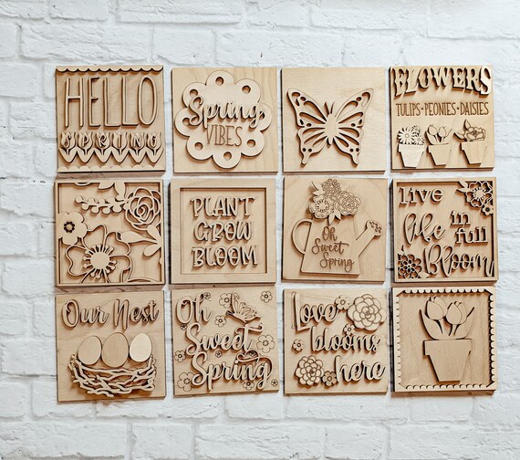 Spring Interchangeable Inserts Ladder Inserts Leaning - Etsy