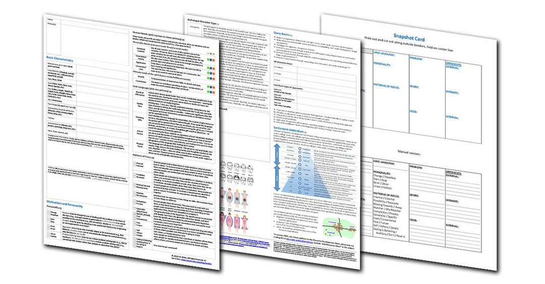 CHARACTER DEVELOPMENT SHEET, Writers, Writing, Tool, Character Building ...