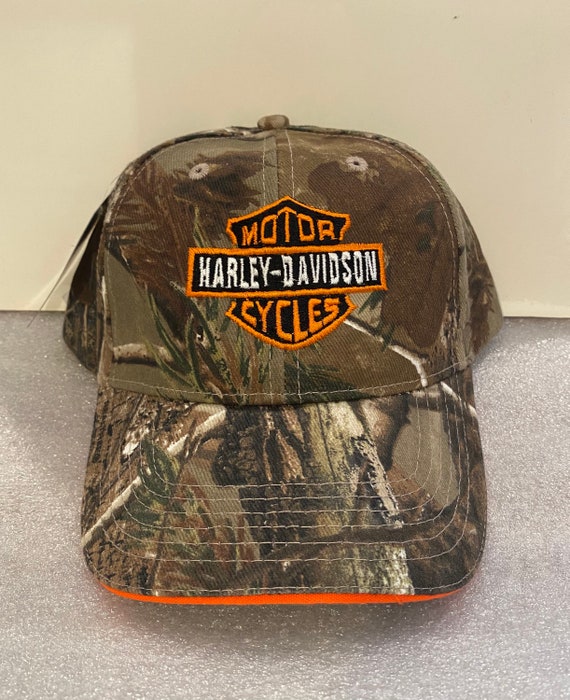 Harley-davidson Mens Embroidered All Camo Baseball Cap FLEX - Etsy