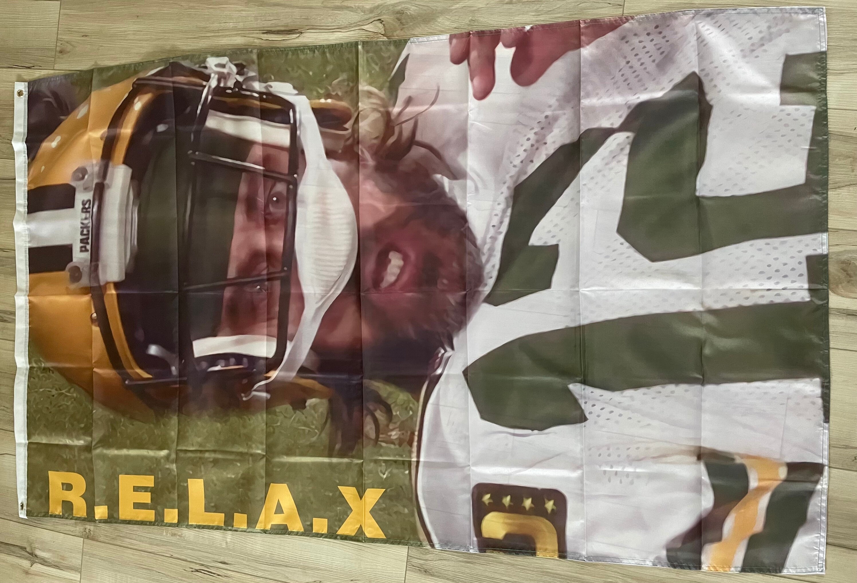 Aaron Rodgers R.E.L.A.X. 3x 5 Face Flag - Etsy