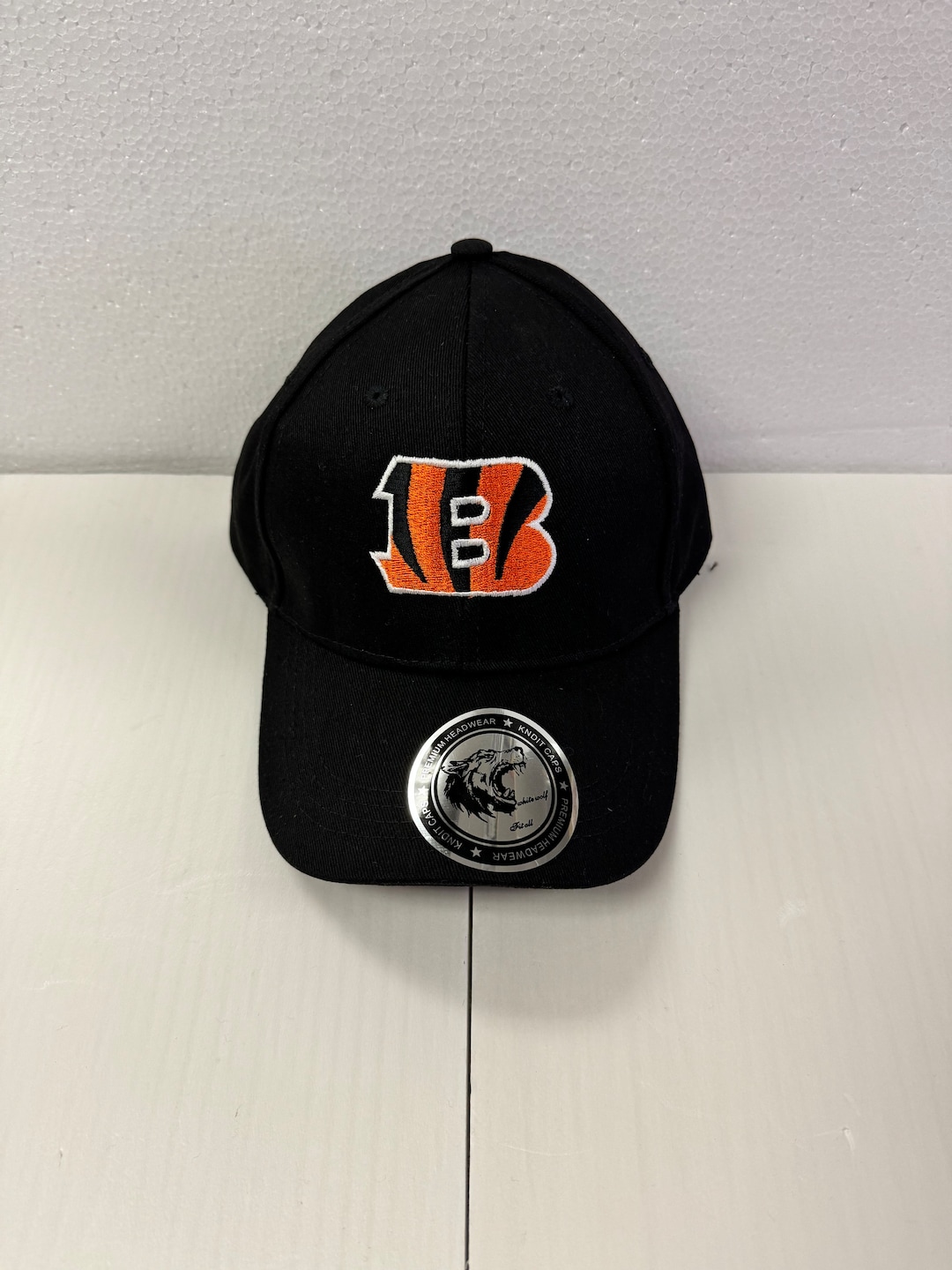 Cincinnati Bengals BLACK Embroidered LOGO Hat Adjustable Back - Etsy
