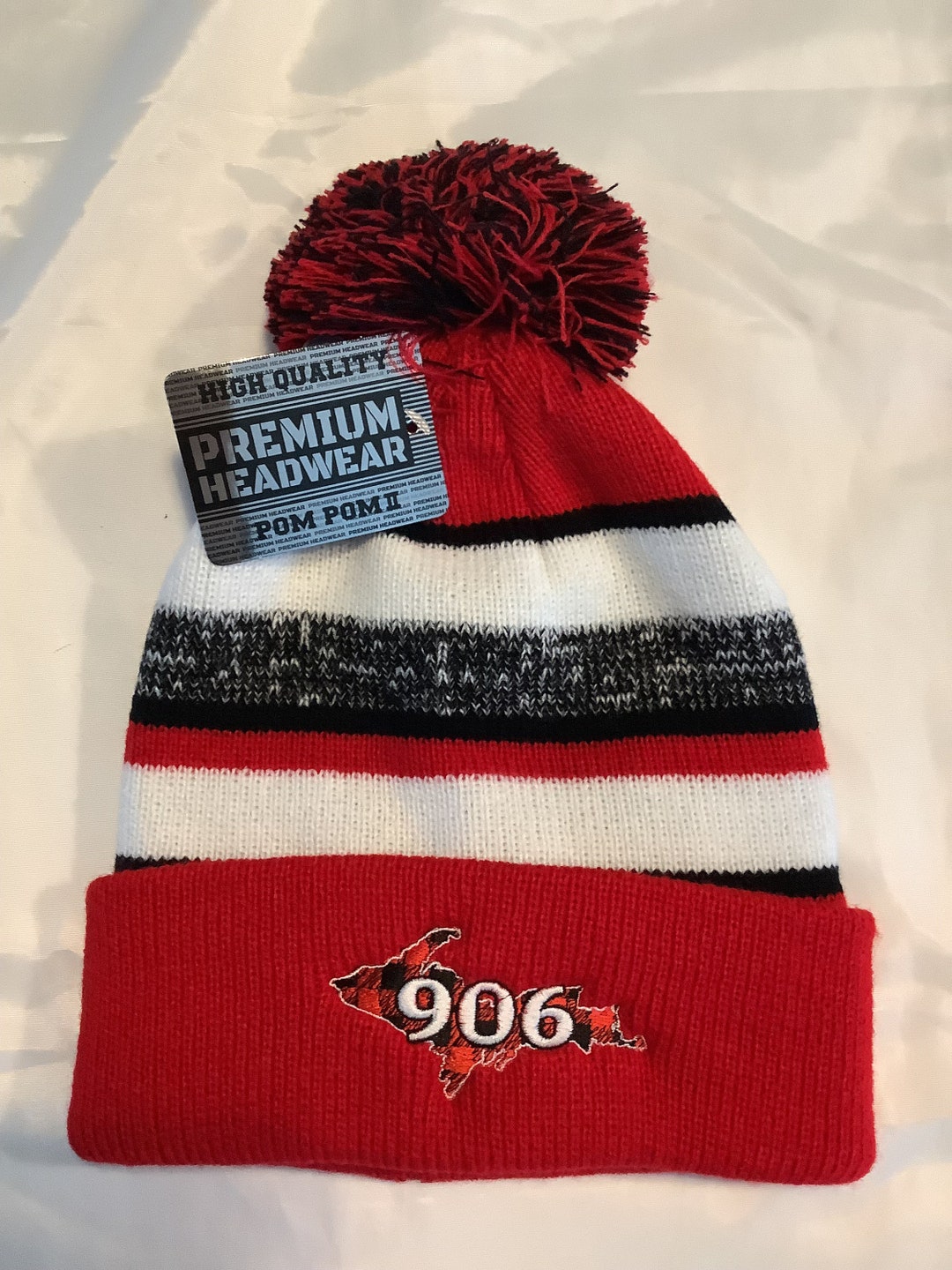 906 Upper Peninsula Multi Colors Embroidered Heavy Knit & - Etsy