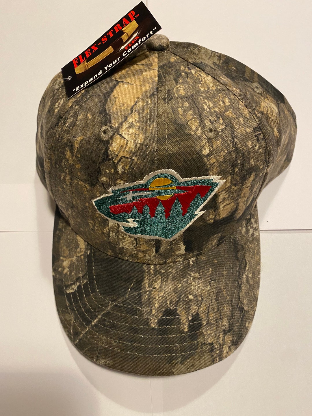 Minnesota Wild CAMO With Embroidered Logo Adult Baseball Cap - Etsy