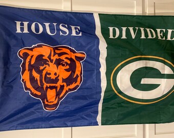 Nfl House Divided Flag | Etsy