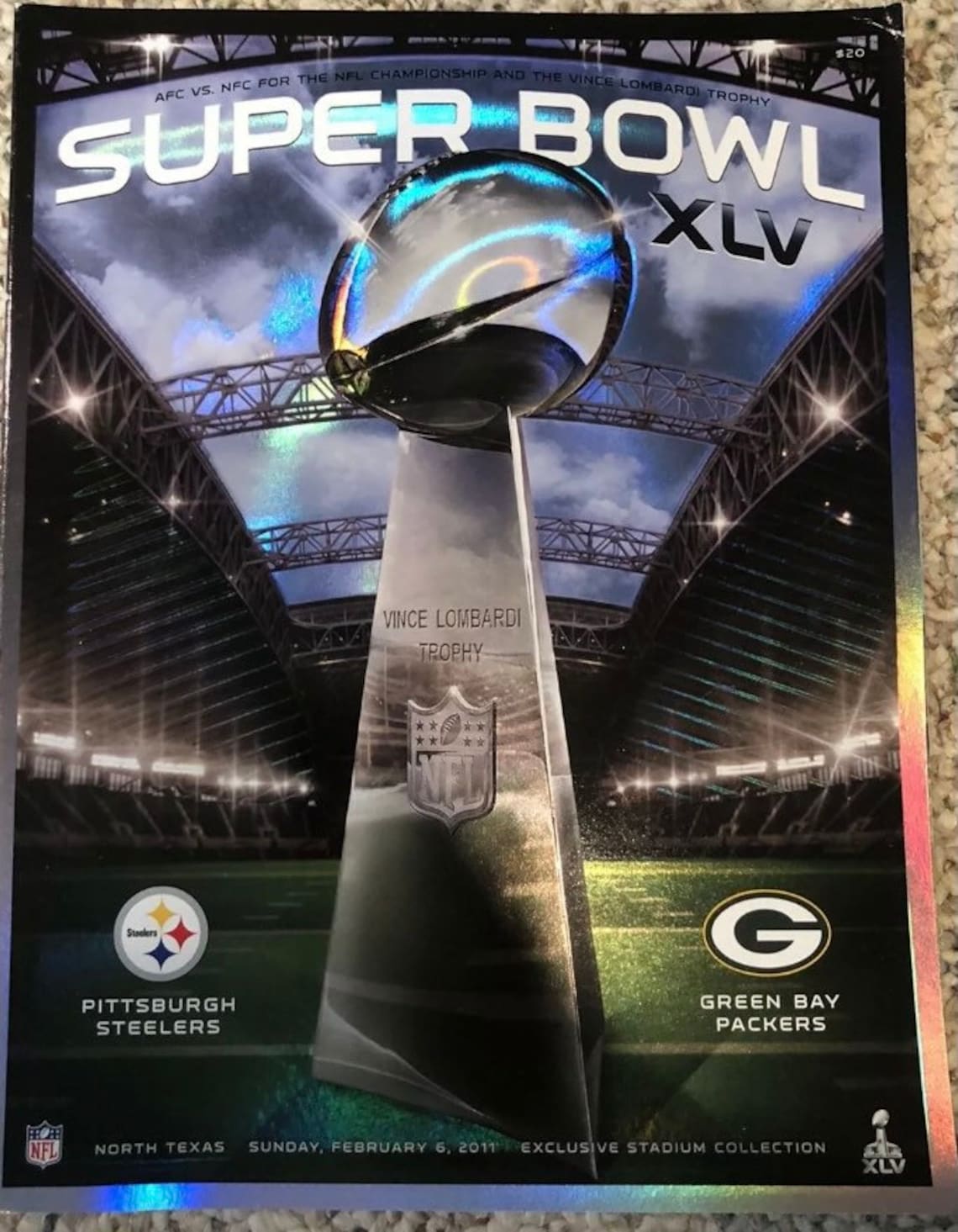 Green Bay Packers 2011 SUPER BOWL XLV Champions Official Game - Etsy