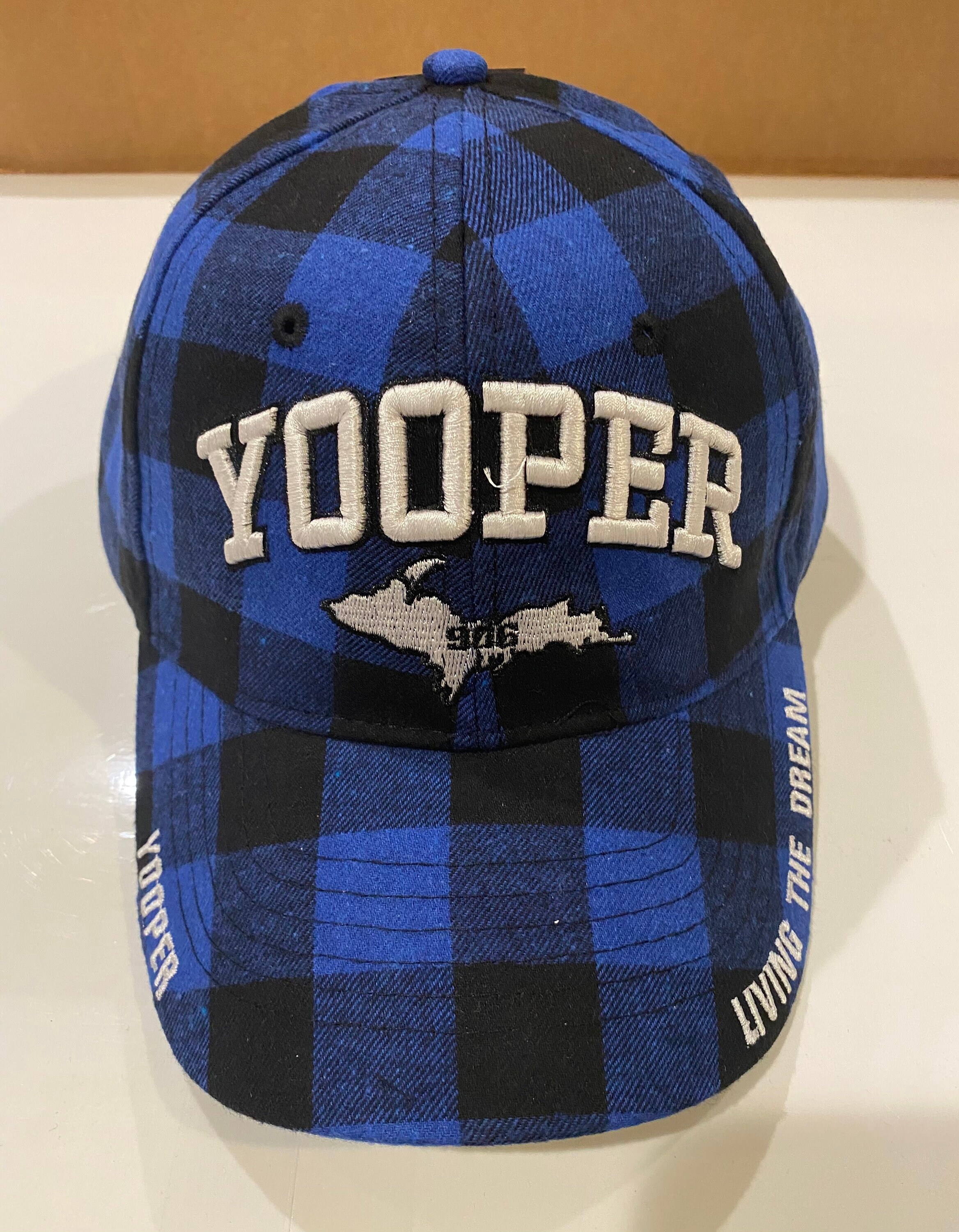 YOOPER/906 Embroidered Plaid and CAMO style Hats. Adjustable | Etsy