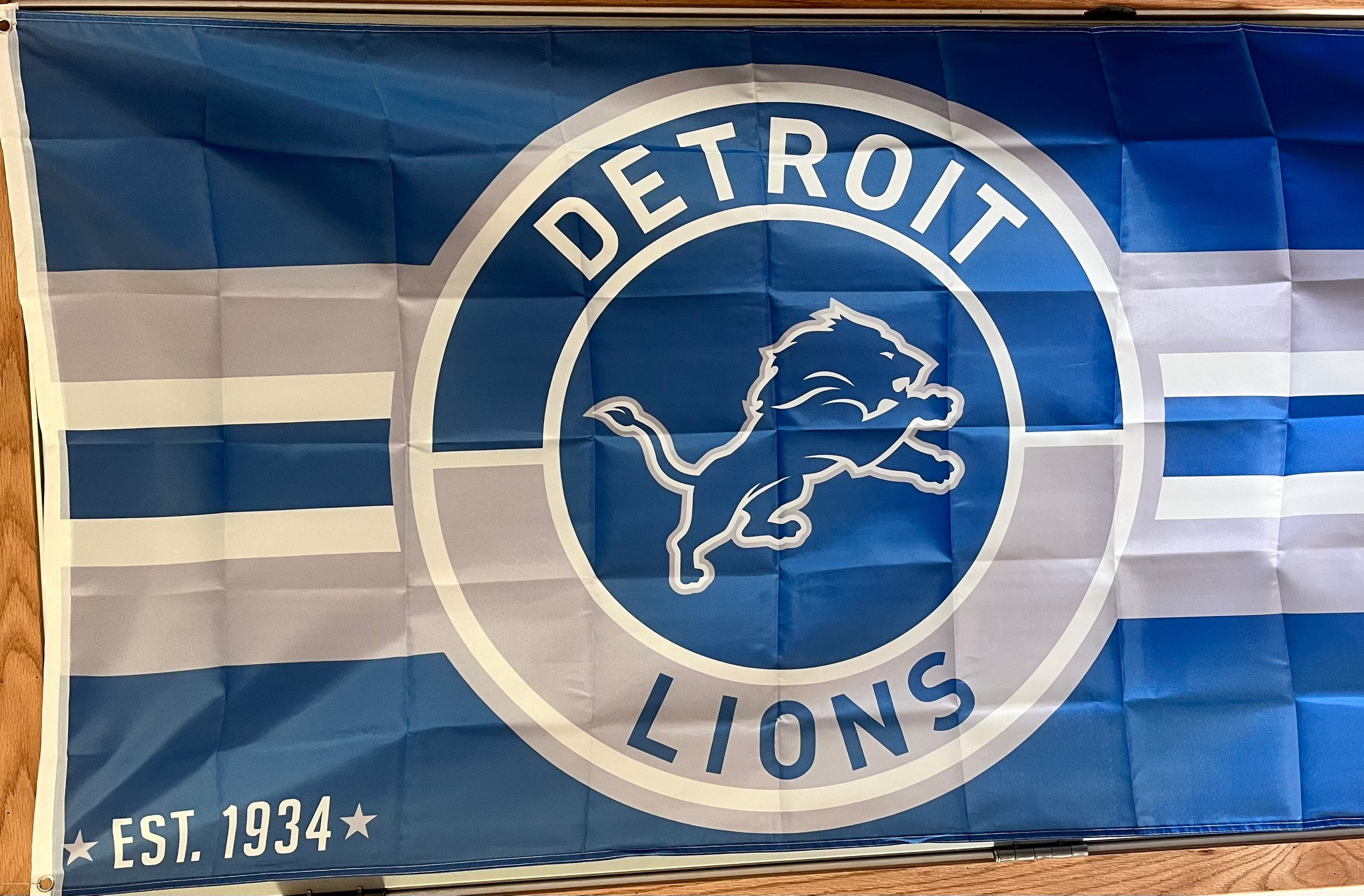 Detroit Lions Flag 3x5
