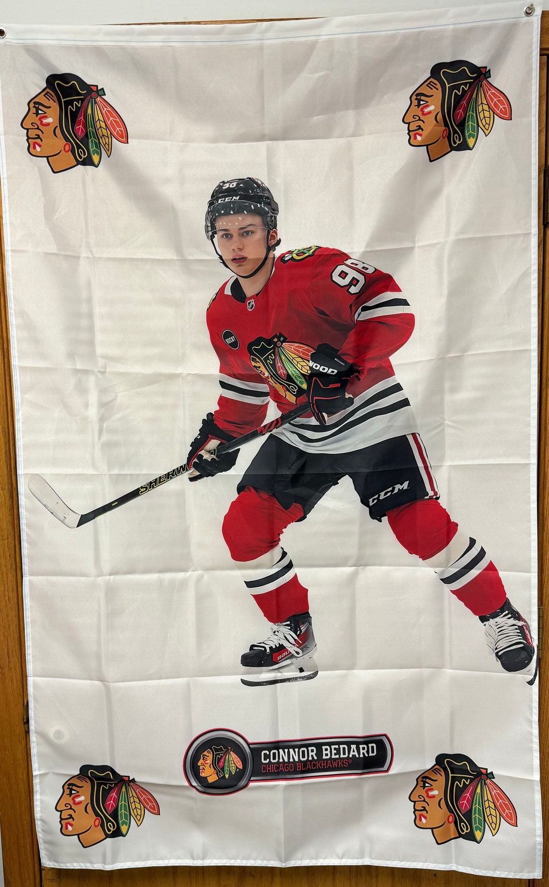 Connor Bedard Chicago Blackhawks 3x5 Flags - Etsy