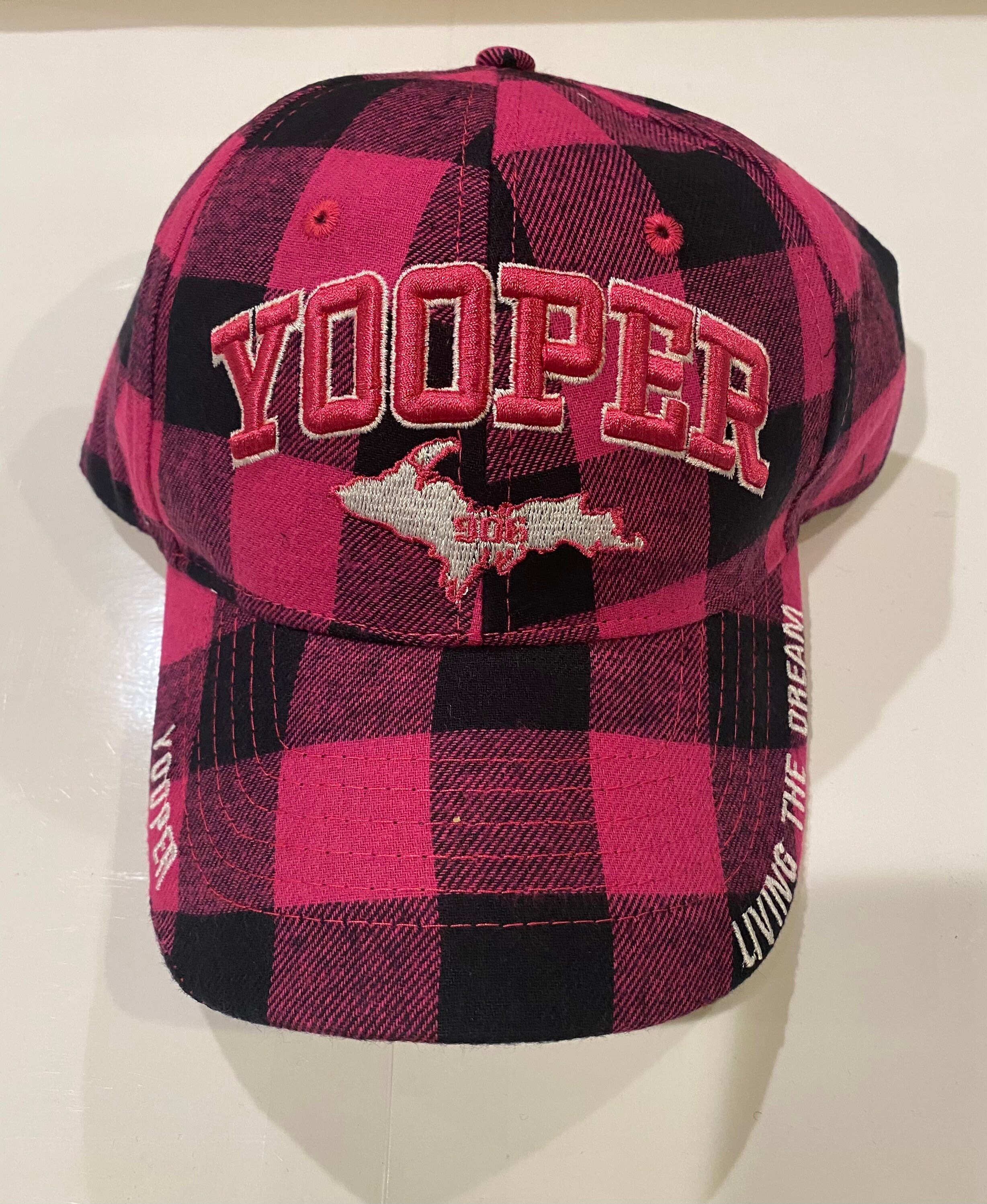 YOOPER/906 Embroidered Plaid and CAMO style Hats. Adjustable | Etsy
