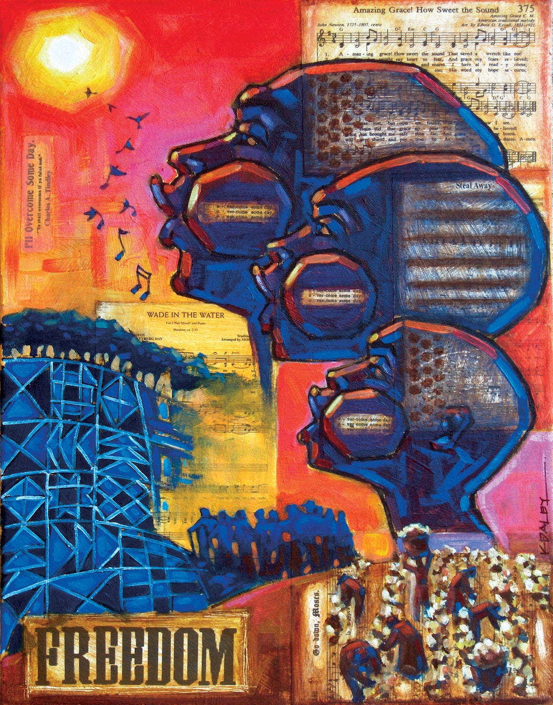 Songs of Freedom Art Print - Etsy